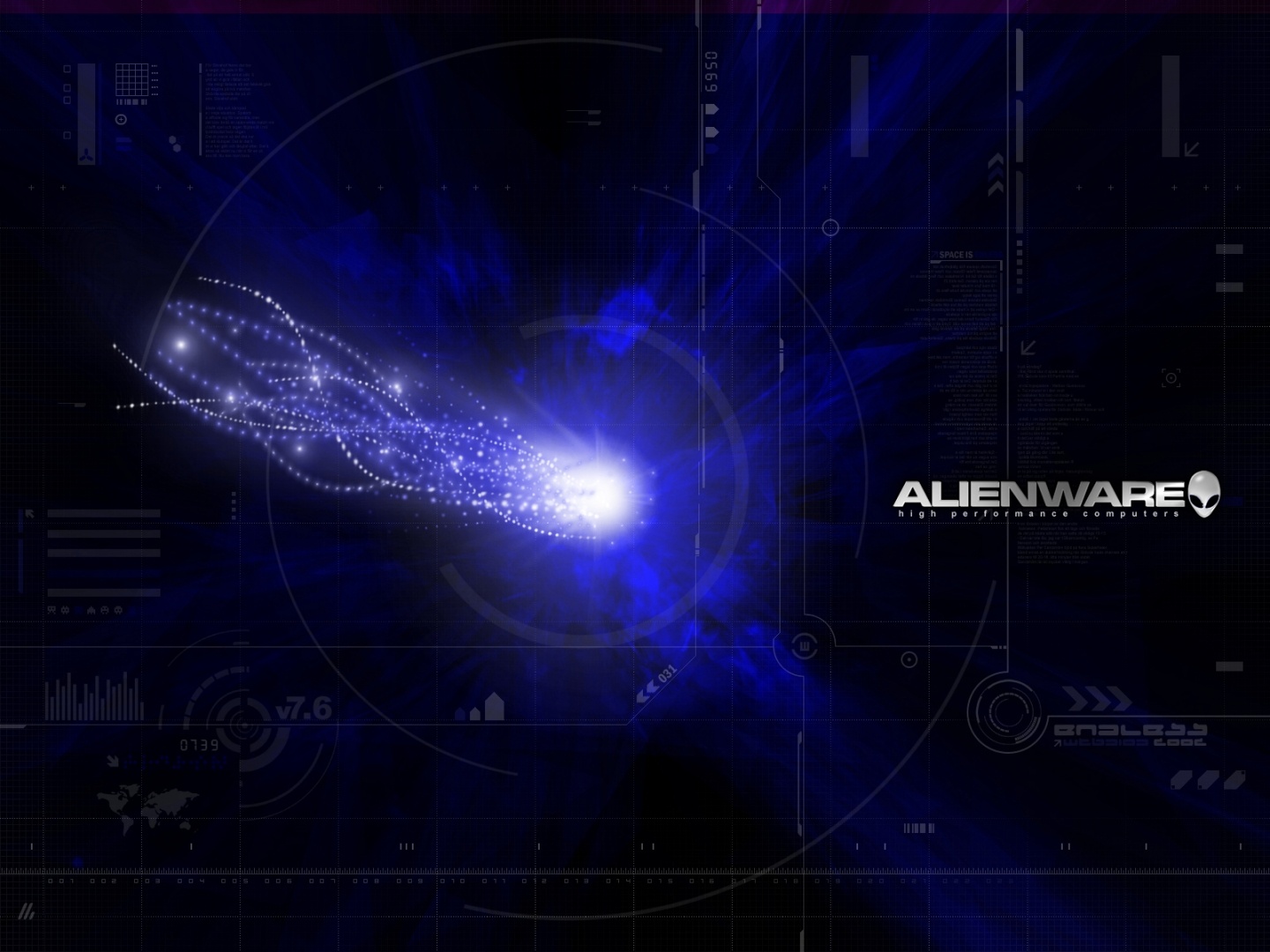 Papel de Parede Alienware Espaço Azul Wallpaper para Download no ...